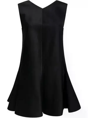 Khaite Mel Mini Dress - Black
