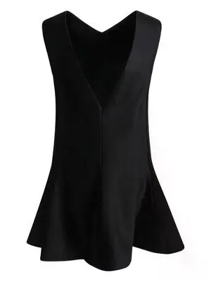 Khaite Mel Mini Dress - Black