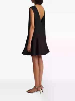 Khaite Mel Mini Dress - Black