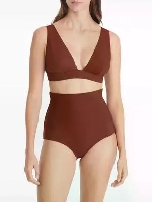 ERES Chrome Bikini Top - Brown