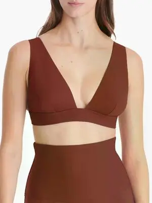 ERES Chrome Bikini Top - Brown