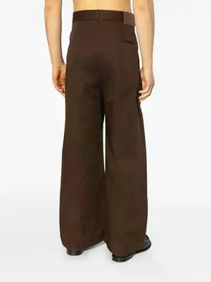 Loewe Cotton Wide-leg Trousers