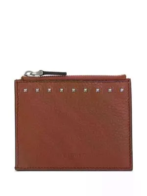Valentino Garavani Rockstud Card Holder - Brown
