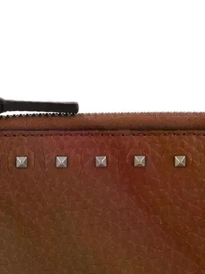 Valentino Garavani Rockstud Card Holder - Brown