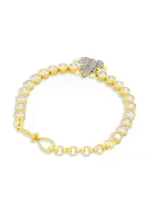Begum Khan Frog Charm Tennis Bracelet