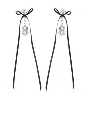 Simone Rocha Victorian Bow Earrings - Silver