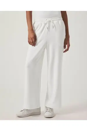 Women's Cropped Wide-Leg Drawstring Pants