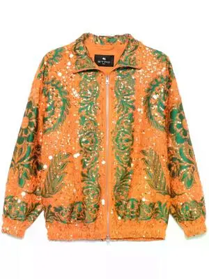 Etro Sequin-embellished Bomber Jacket