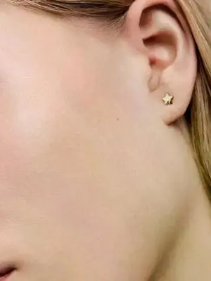 Monica Vinader Star Stud Earrings