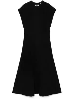 JIL SANDER Ribbed Midi Dress