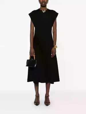 JIL SANDER Ribbed Midi Dress
