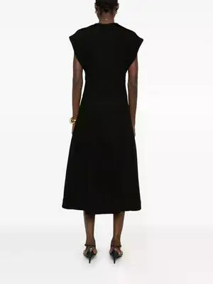 JIL SANDER Ribbed Midi Dress