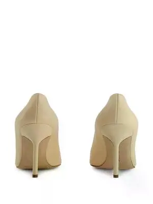 Manolo Blahnik 105mm Leather Pumps - Neutrals