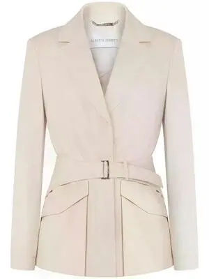Alberta Ferretti Belted Blazer