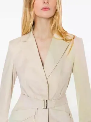 Alberta Ferretti Belted Blazer