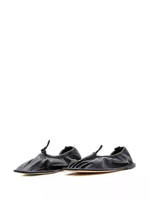 Hereu Puntera Ballerina Flats - Black