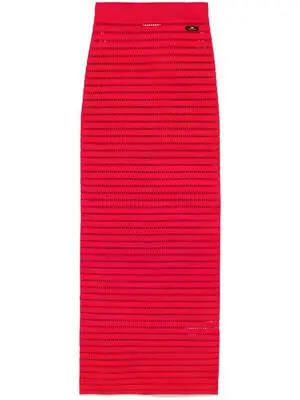 Elisabetta Franchi Open-knit Midi Skirt