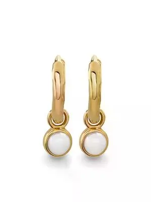 Monica Vinader Mini Siren Hoop Earrings - Gold
