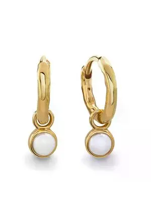 Monica Vinader Mini Siren Hoop Earrings - Gold