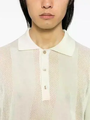 Tagliatore Knitted Polo Shirt - Neutrals