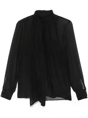 Elisabetta Franchi Tie Neck Blouses