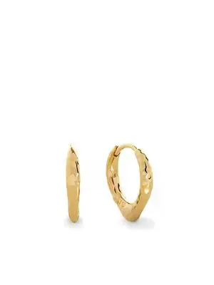 Monica Vinader Siren Hoop Earrings - Gold