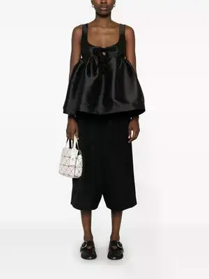 Comme Des Garçons Drop-crotch Trousers - Black