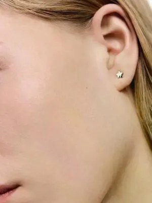 Monica Vinader Star Stud Earrings - Silver