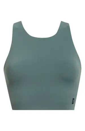 On Core 2-in-1 Cropped Tank Top - Olive