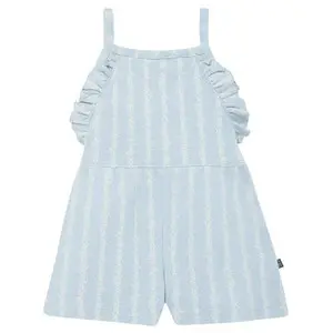 MODERN MOMENTS™ BY GERBER Ruffle Short Romper - Mini Flower Stripe