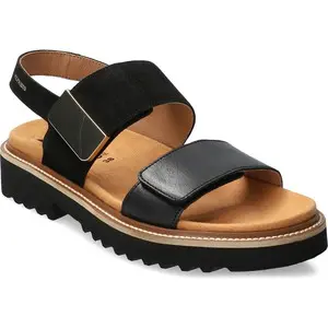 Mephisto Violane Platform Sandals - Black