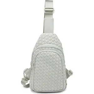 SOL AND SELENE Beyond The Horizon Woven Neoprene Sling Backpack - Sage