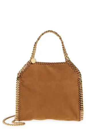 Stella McCartney Mini Falabella Crossbody Bag - Brandy