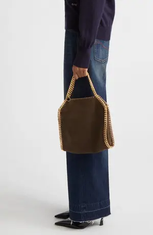 Stella McCartney Mini Falabella Crossbody Bag - Moka