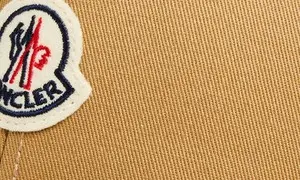 Moncler Logo Patch Baseball Cap - Beige