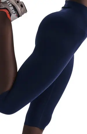 Free People Never Better Capri Leggings - Midnight Navy