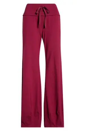 Free People Quick Step Drawstring Flare Pants - Brick