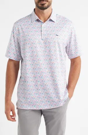 Vineyard Vines Sankaty Performance Polo Multi Color Tailgate