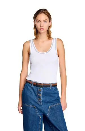 Sandro Trimmed Camis Tanks For Women