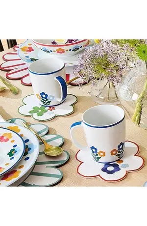 MISETTE Set Of 4 Floral Mugs