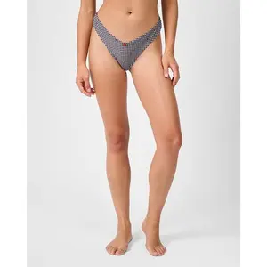 WeWoreWhat Delilah Bikini Bottom Black/off White