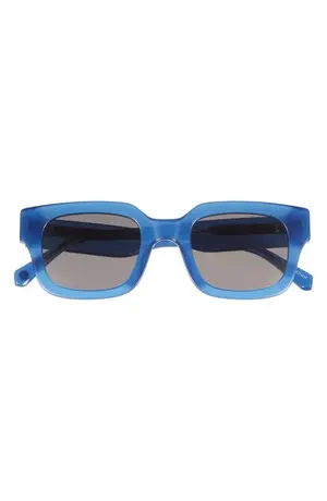 Eyebobs Square Frame Polarized Sunglasses - Sapphire Blue/ Grey