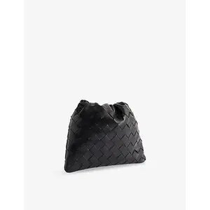 Bottega Veneta Small Leather Cross-body Bag - Black-gold