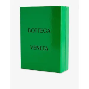 Bottega Veneta Intrecciato Leather Card Holder - Barolo-gold