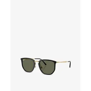 Ray-ban Irregular-frame Nylon Sunglasses - Black