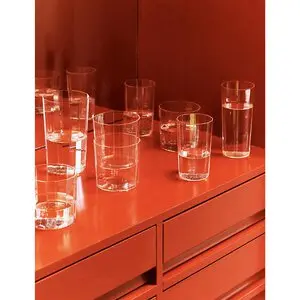 HAY Angle Wide Faceted Drinking Glass 7.5cm