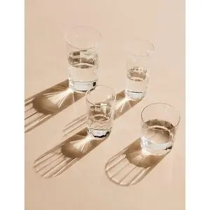 HAY Angle Wide Faceted Drinking Glass 7.5cm