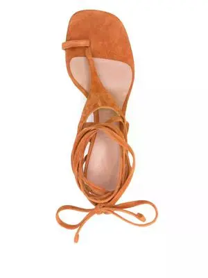 Attico 65mm Nova Sandals - Brown