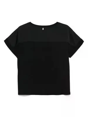 Liu Jo Satin-panel T-shirt