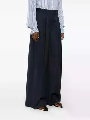 Theory Tapered High-waisted Trousers